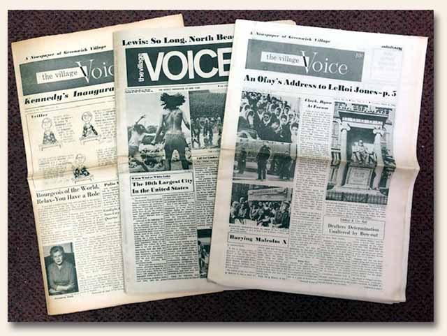 The Village Voice… Greenwich Village, New York… : History's Newsstand Blog