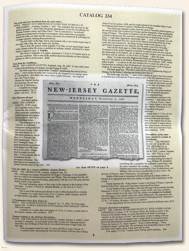 History's Newsstand Blog