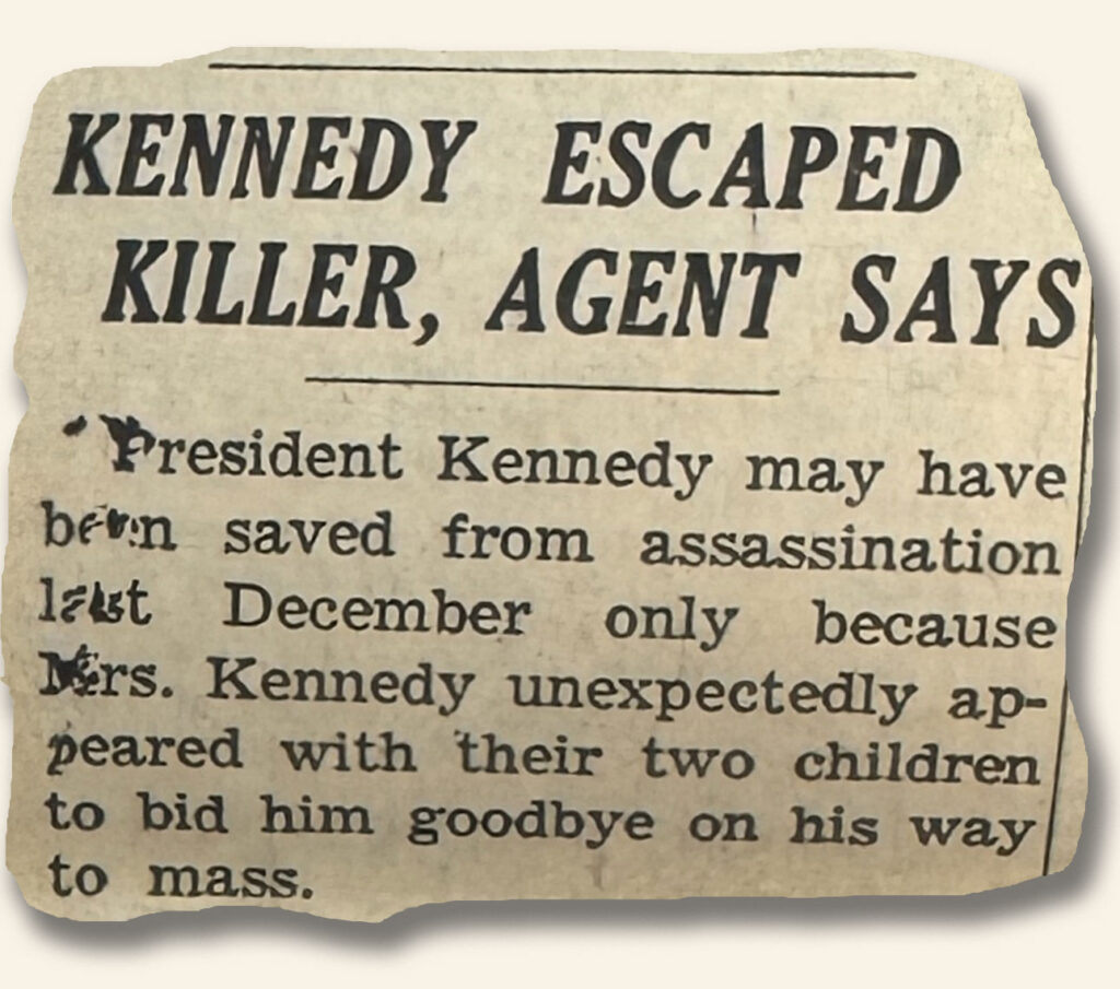 Prior to the November 22,1963 assassination of JFK… History does repeat ...