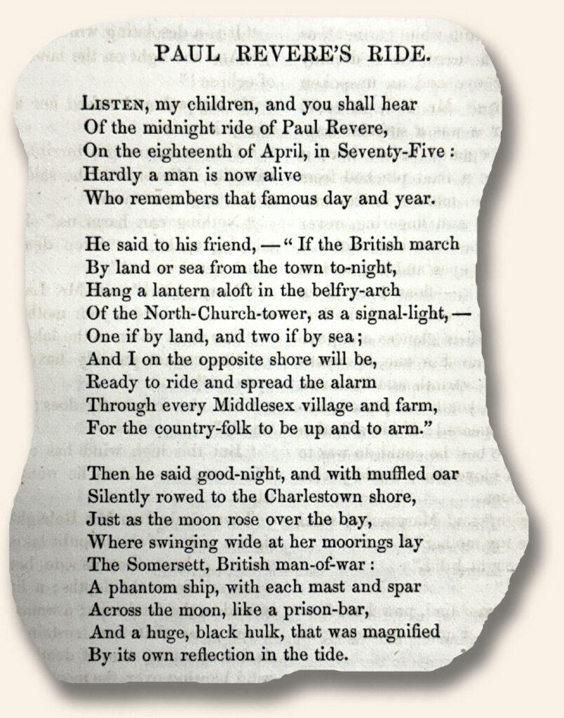 Our History Unites Us – Celebrating Paul Revere with Henry Wadsworth ...