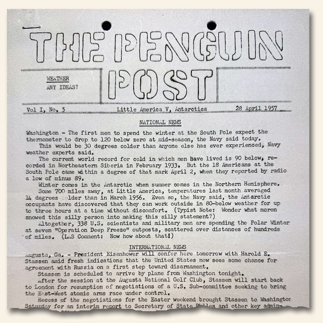 south pole : History's Newsstand Blog